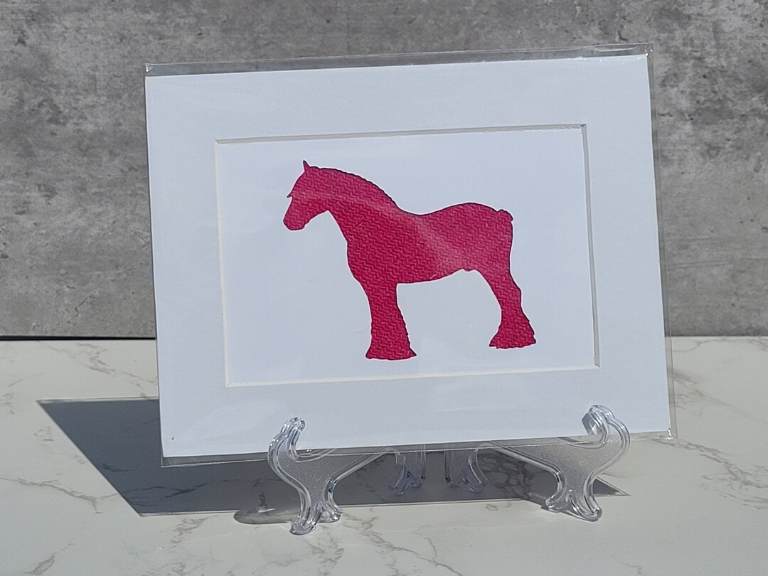 Shire Horse With Tweed Fabric - Etsy