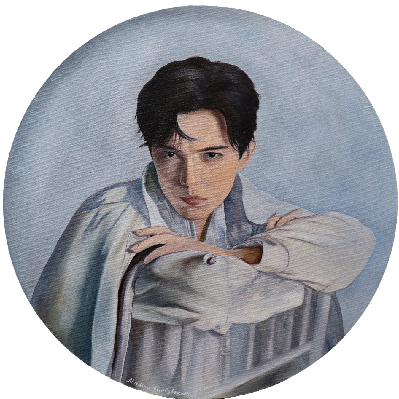 Dimash Kudaibergen Dears One of a Kind Glance Stylish Fashion Oil ...