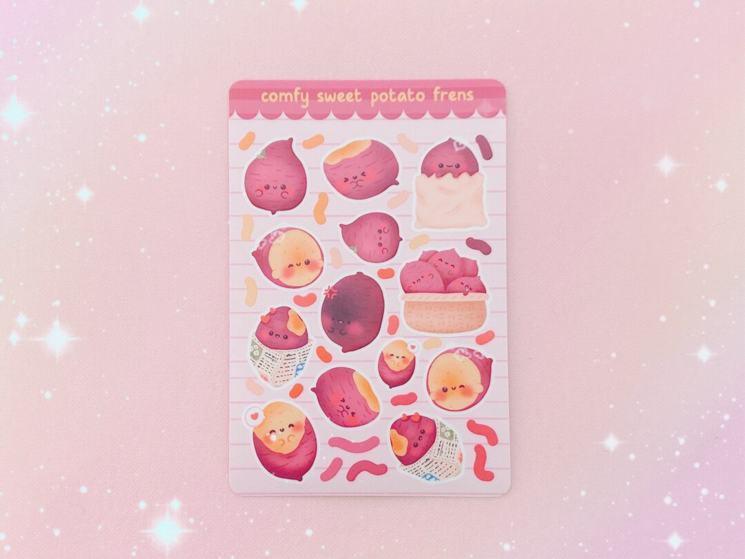 Sweet Potato Friends | Sticker Sheet - Etsy