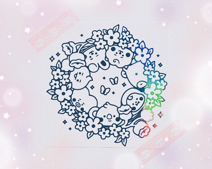 BT21 Spring Day Decal BTS Decal - Etsy