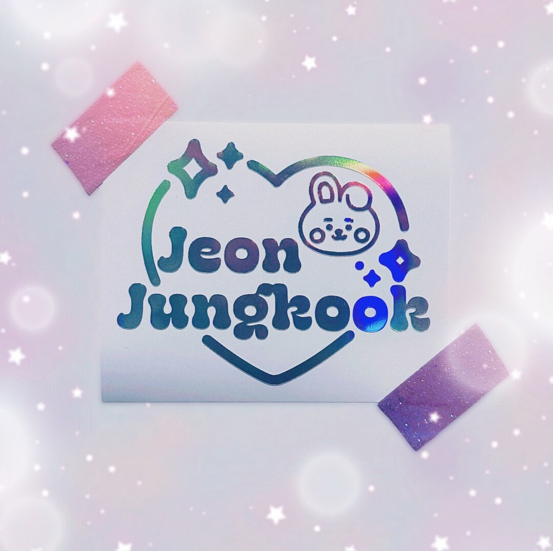 BT21 BTS Name Decal - Etsy