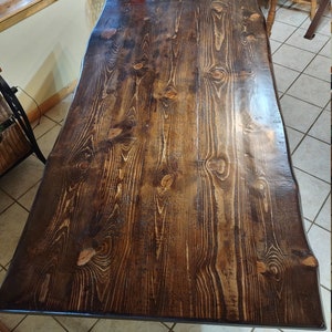 Ponderosa Blue Pine Table Tops - Etsy
