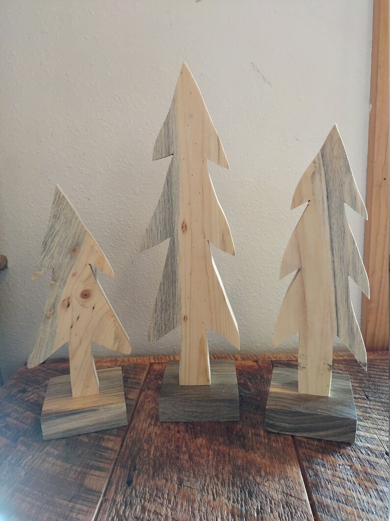 Rustic Wooden Décor Trees | Etsy