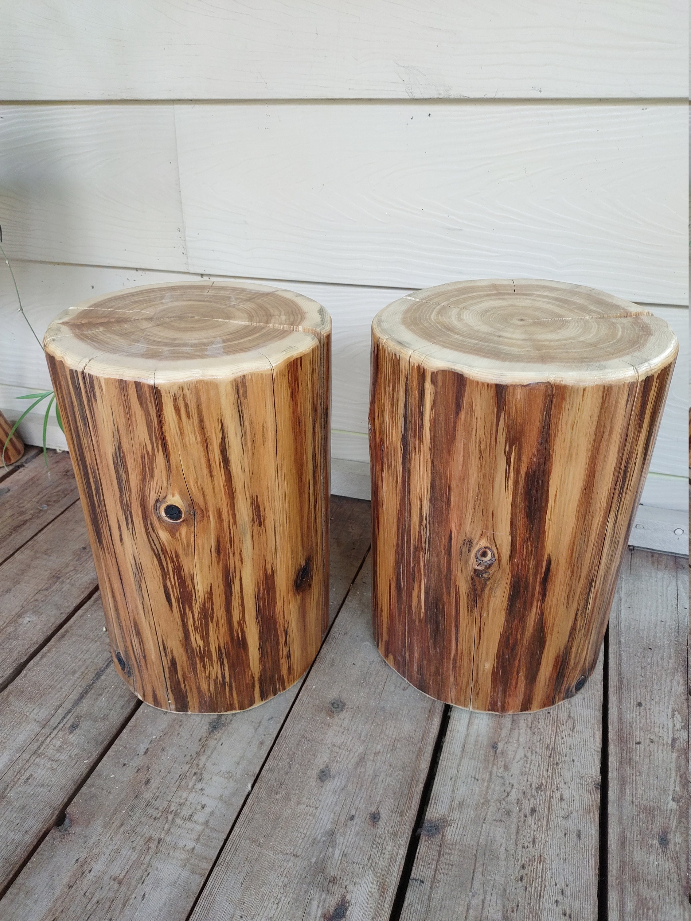 Cedar Plant Stand Stumps - Etsy