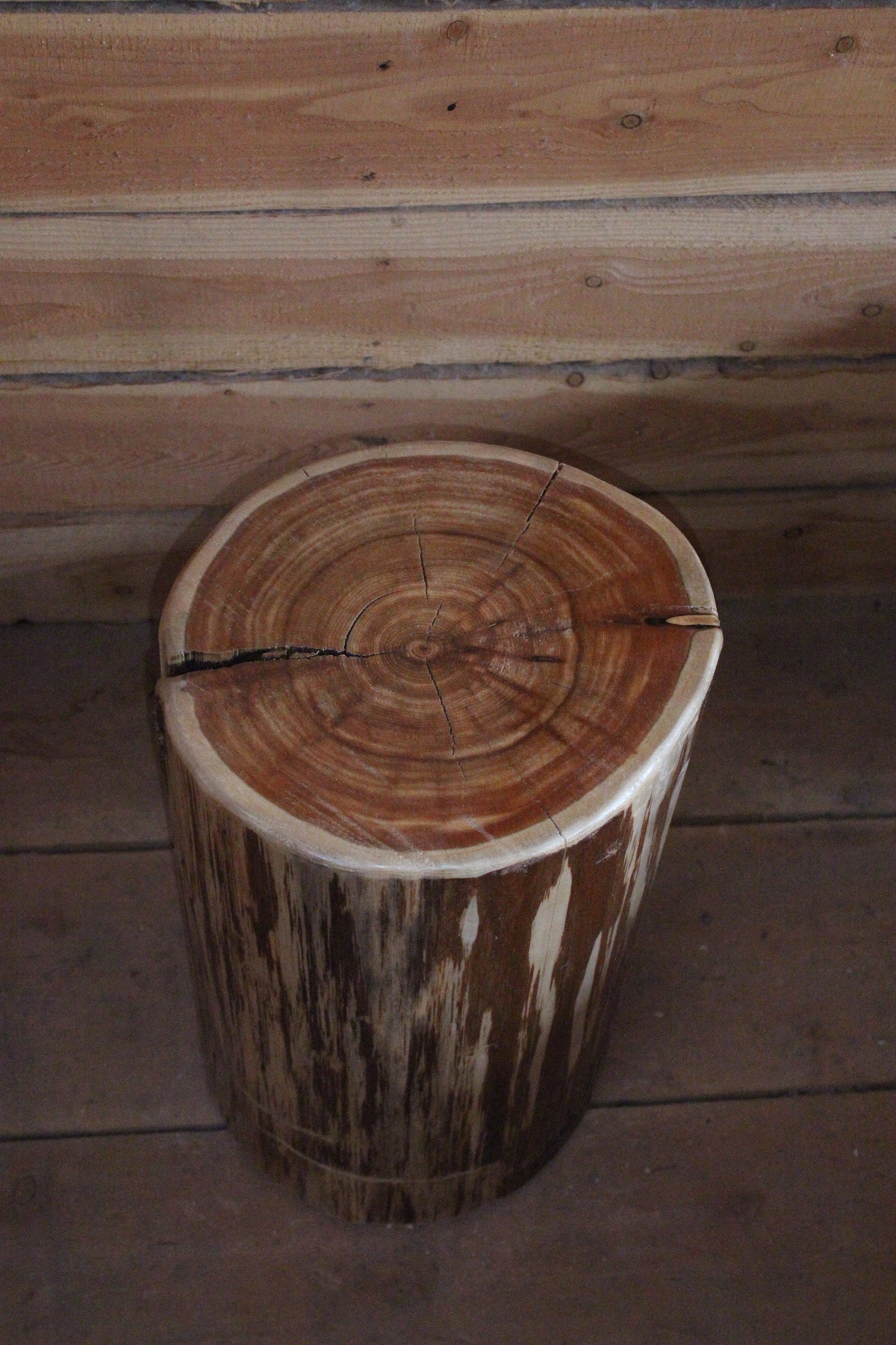Cedar Stump Side/end Table | Etsy