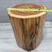 Cedar Stump Side/end Table - Etsy