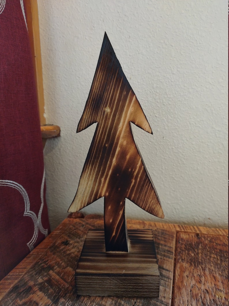 Rustic Wooden Décor Trees - Etsy