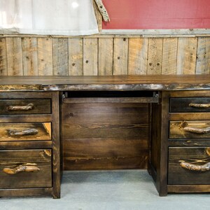 Amish Made Computer Desk With Keyboard Drawer | Wood Desk | Free ...