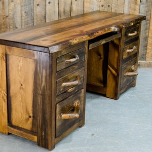 Amish Made Computer Desk With Keyboard Drawer | Wood Desk | Free ...