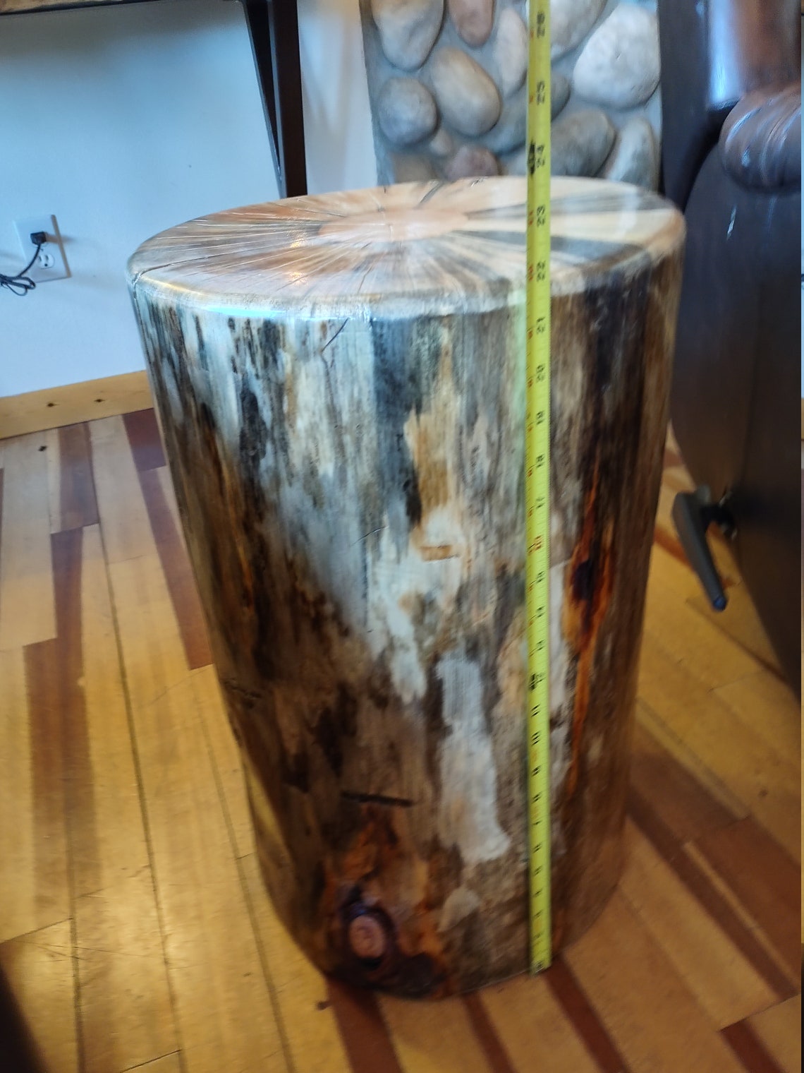 Tall 22 Lodgepole Pine Stump/Side Table | Etsy