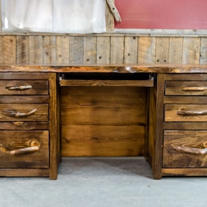 Amish Made Computer Desk With Keyboard Drawer | Wood Desk | Free ...