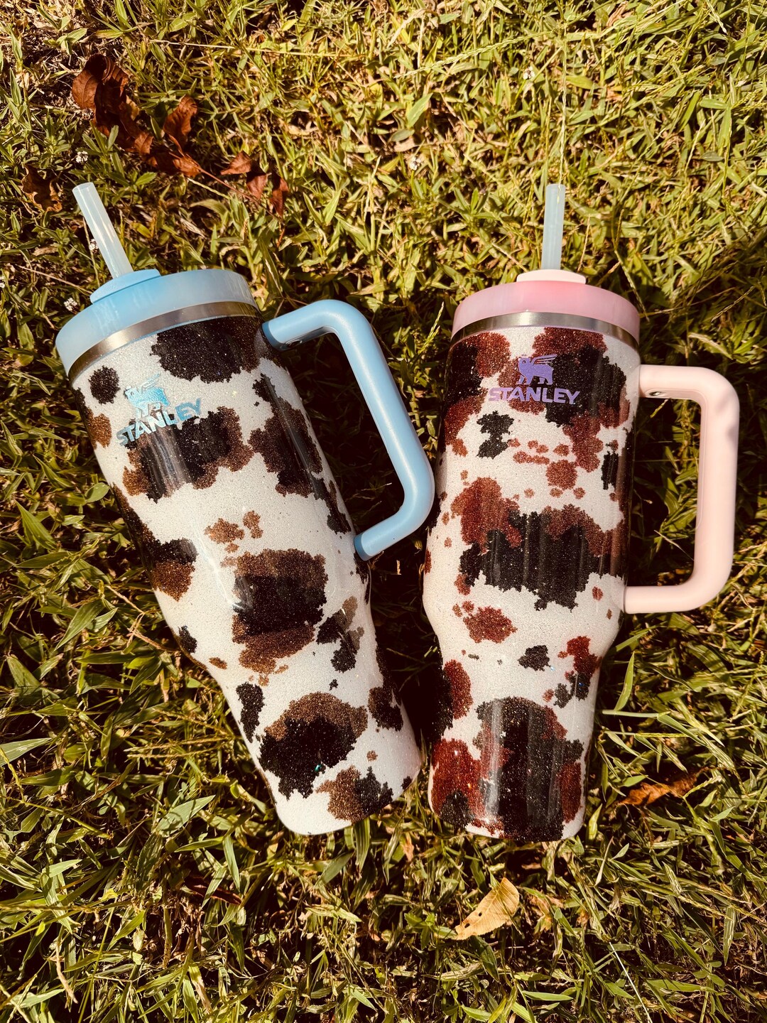 30oz or 40oz Cow Print Stanley - Etsy
