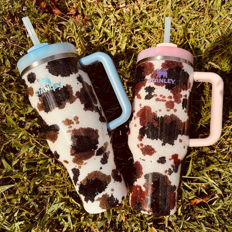 Cow Print Stanley Cup - Etsy