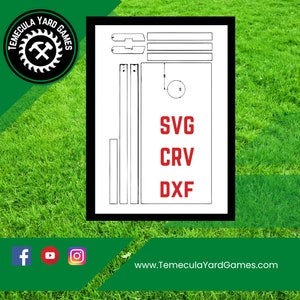 Cornhole Board SVG, DXF, Vectric Vcarve Pro CNC Files - Etsy