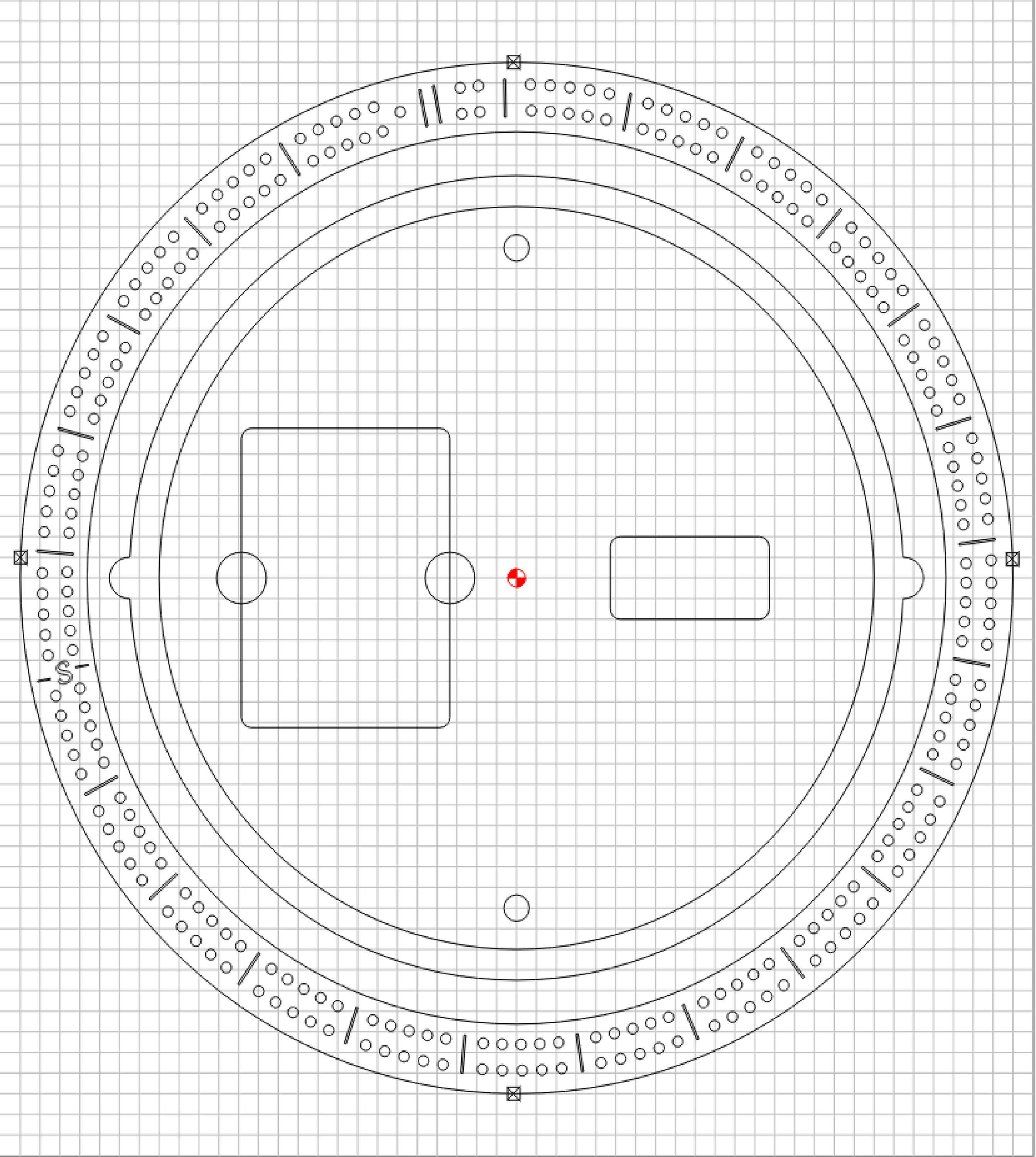 Cribbage Board CNC File With Toolpaths Svg Eps C2d Dxf - Etsy