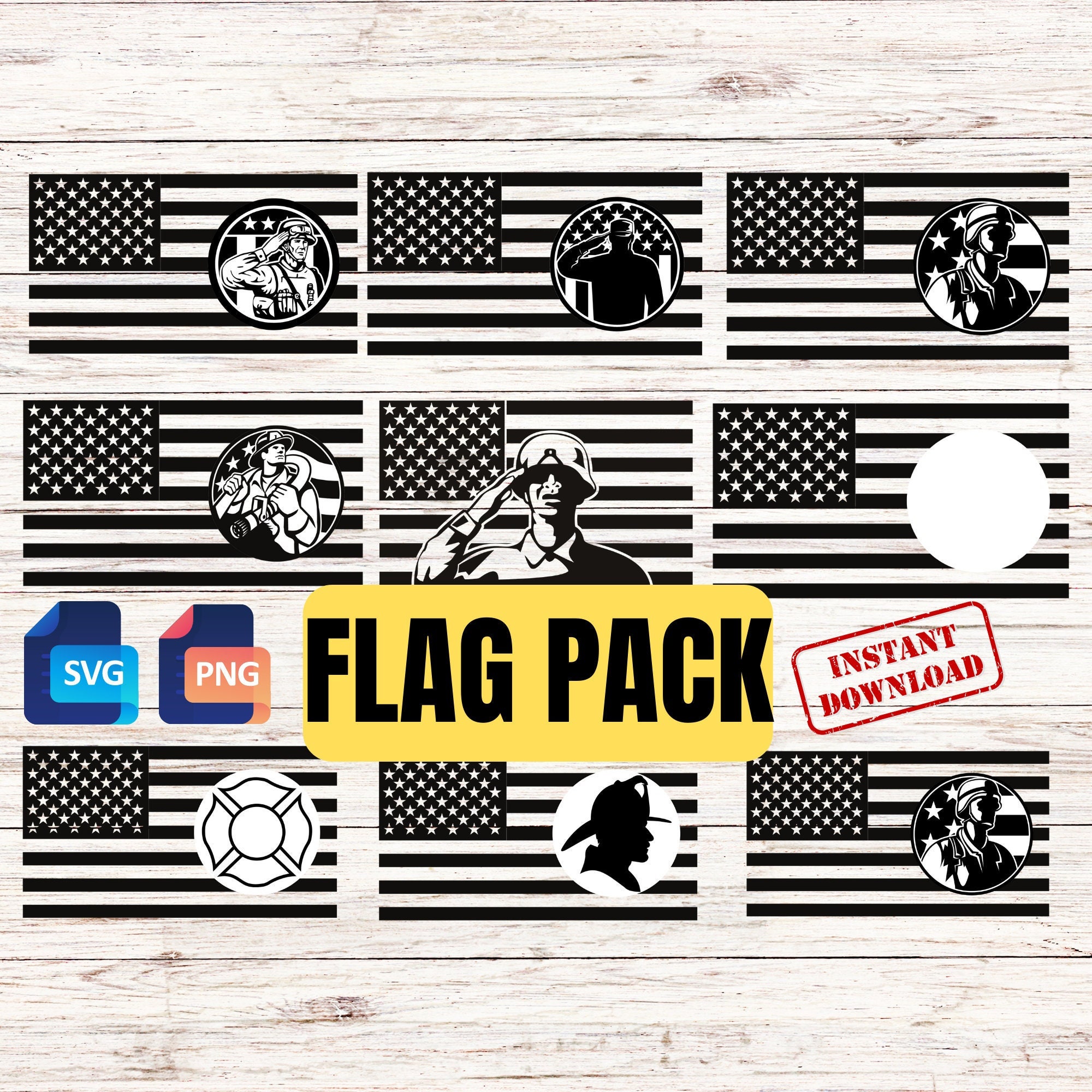 American Flag CNC Image Mega Bundle - Etsy