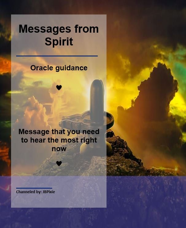 Oracle Reading: Messages From Spirit - Etsy