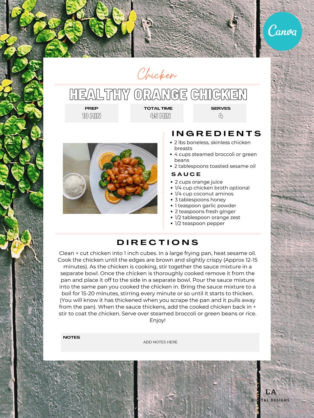 Editable Recipe Template Personalized Recipe Binder Download Recipe ...