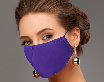 Purple Face Mask | Etsy