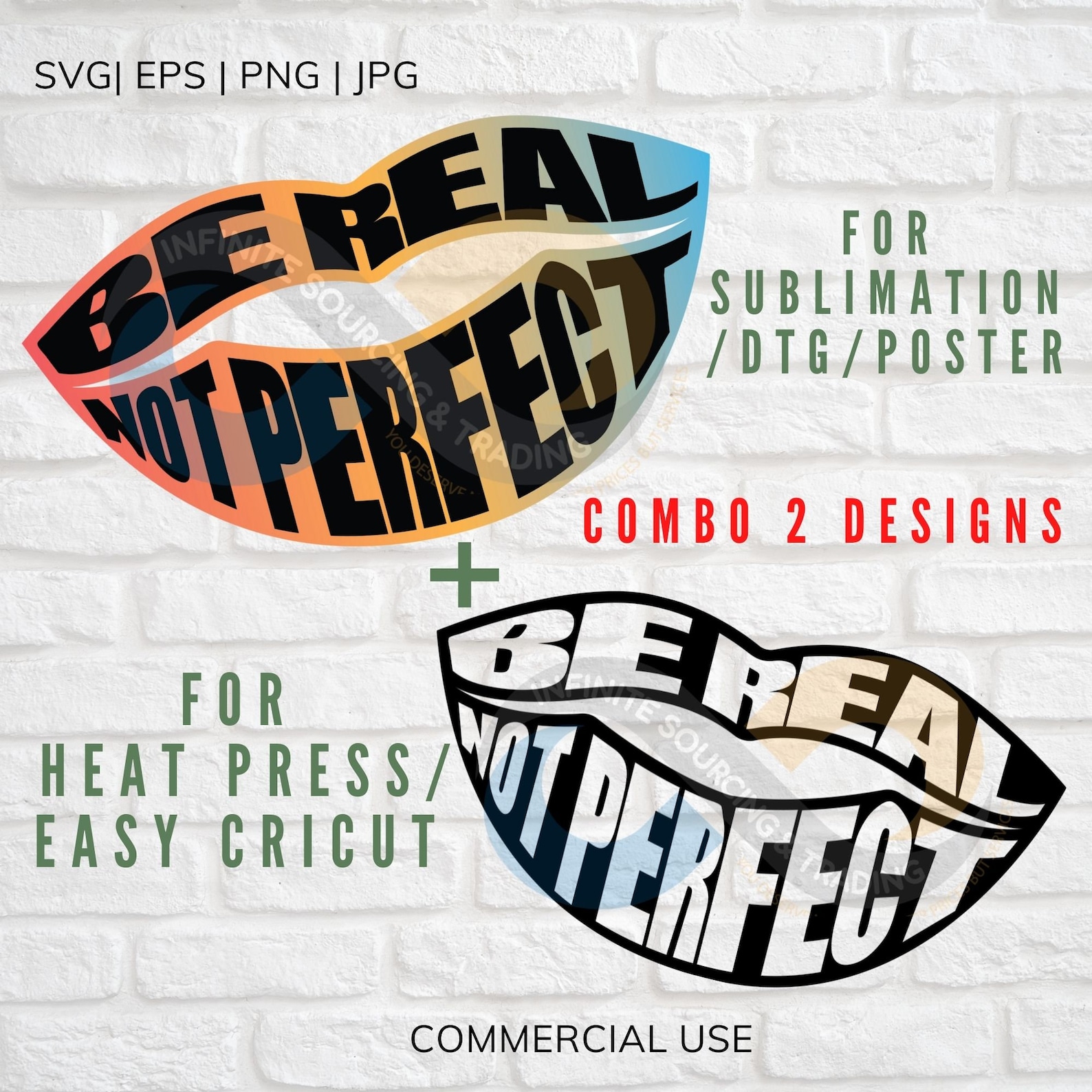 Be Real Not Perfect Png for Cricut Lips Svg Files for Cricut - Etsy