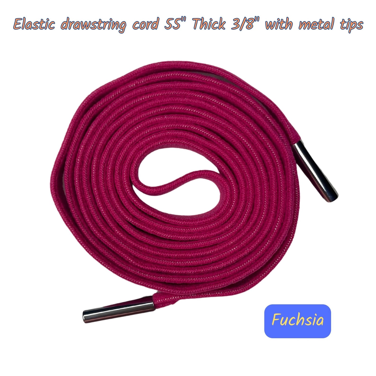 Flat Super Stretch Drawstring Cord: 55