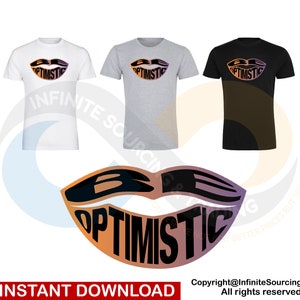 Be Optimistic Cricut Png, Lips Svg Files for Cricut, Commercial Use ...