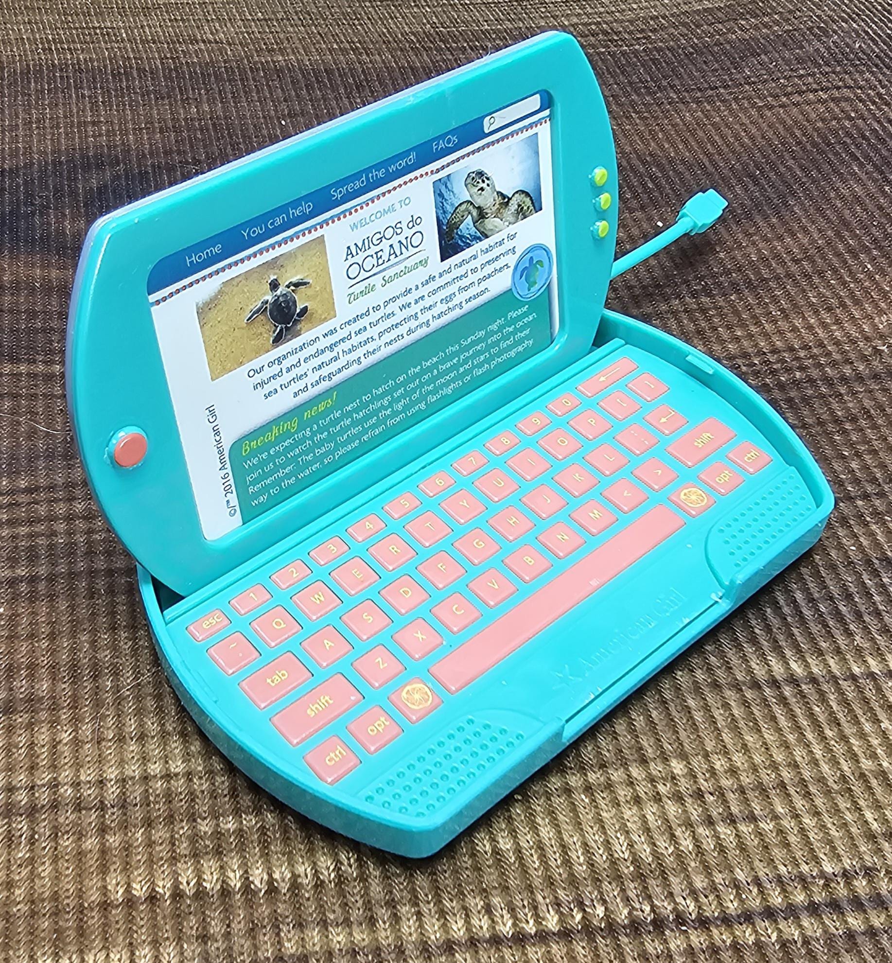 American Girl Doll - Lea Clark Rainforest House - Tablet & Tablet ...