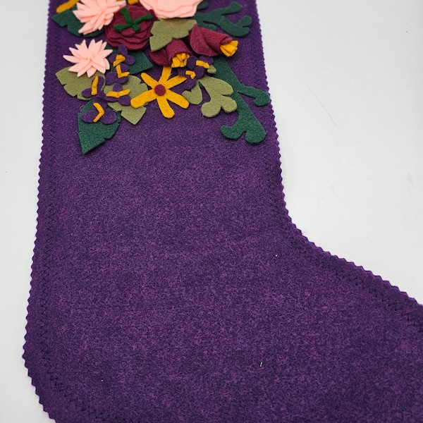 Purple Stocking - Etsy