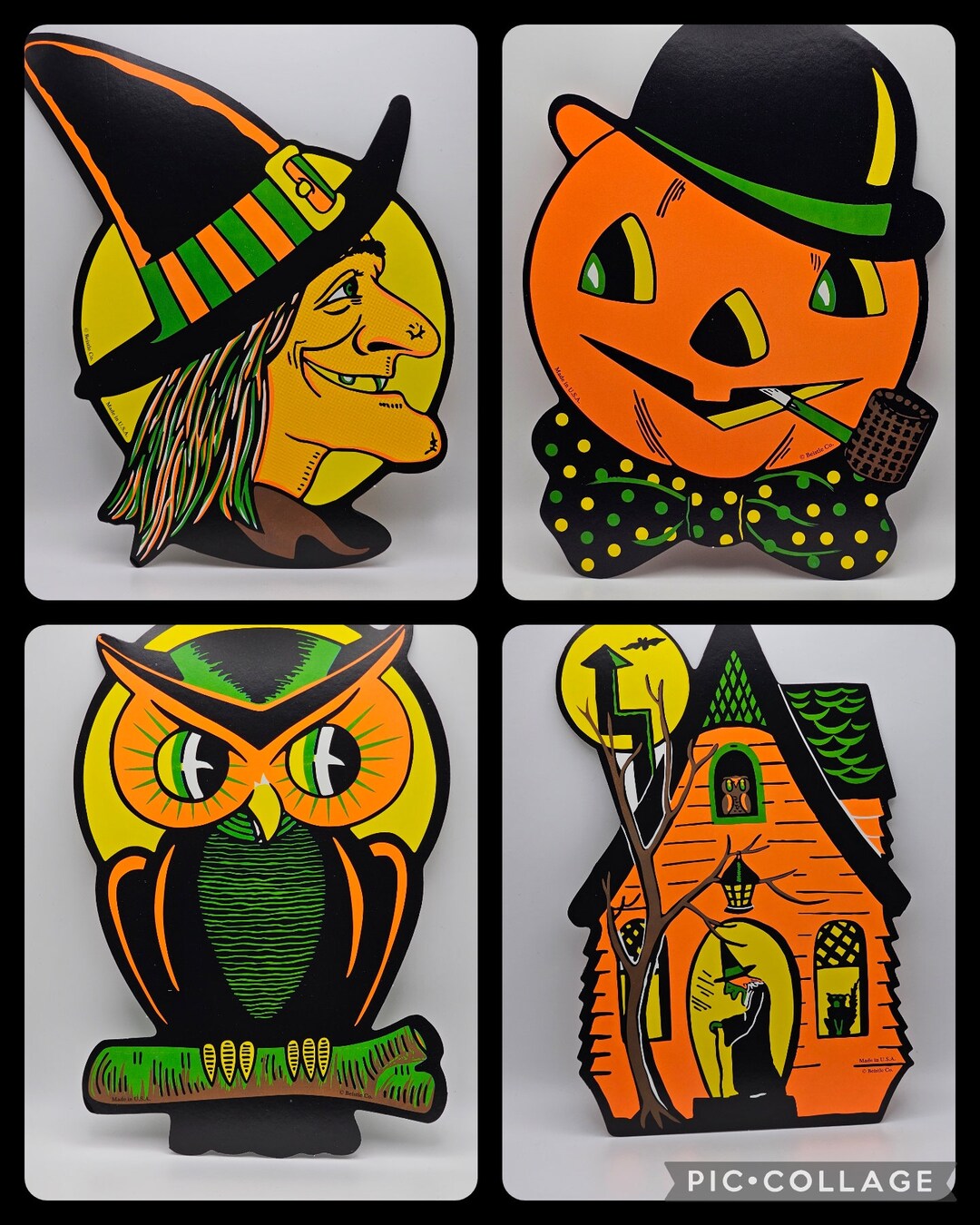 Beistle Die Cut Halloween 4 to Choose From Retro Beistle Made in USA - Etsy