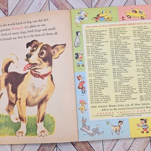 Little Golden Book DOGS by Nita Jonas Pictures by Tibor Gergely 1952 ...