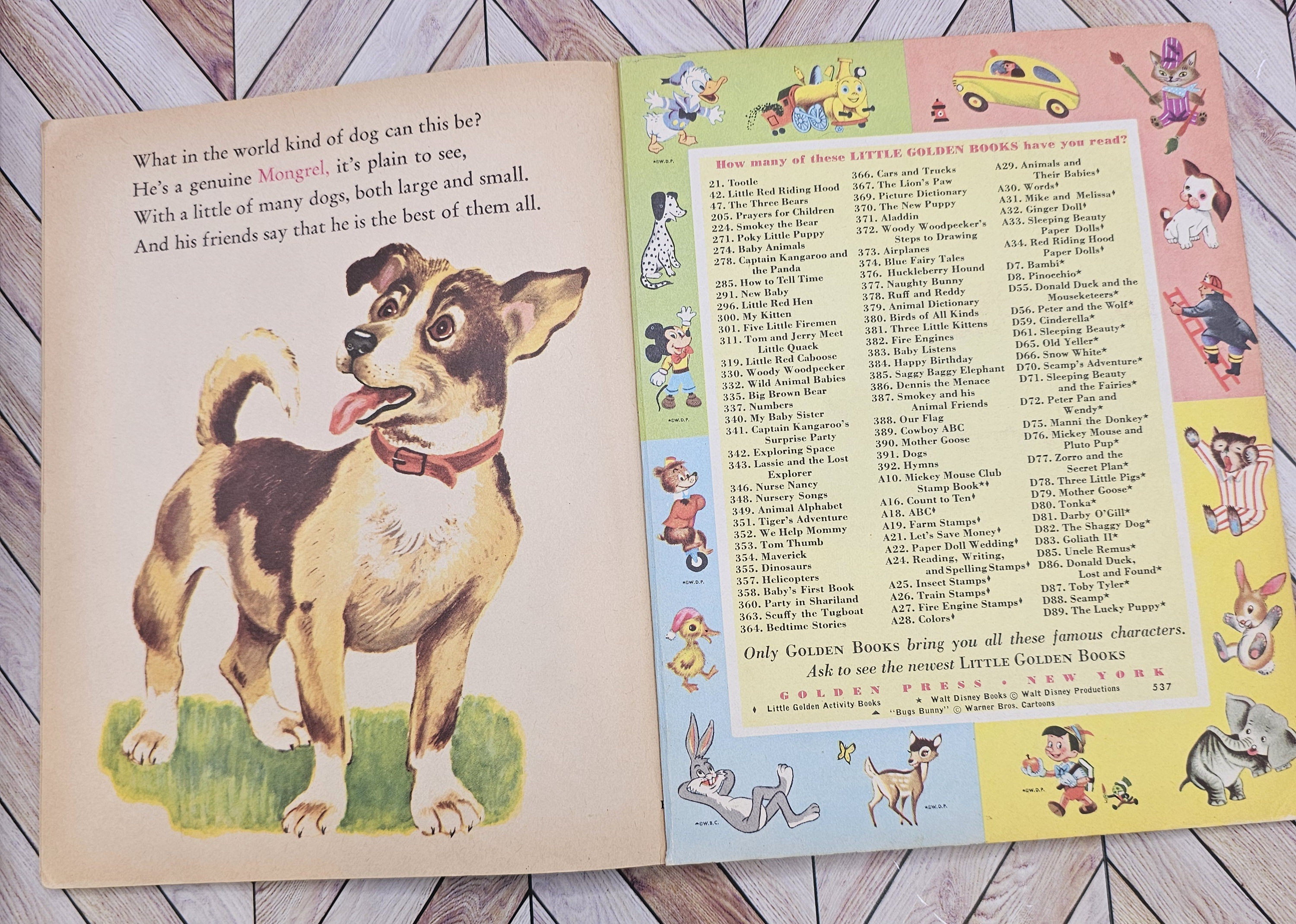 Little Golden Book DOGS by Nita Jonas Pictures by Tibor Gergely 1952 ...