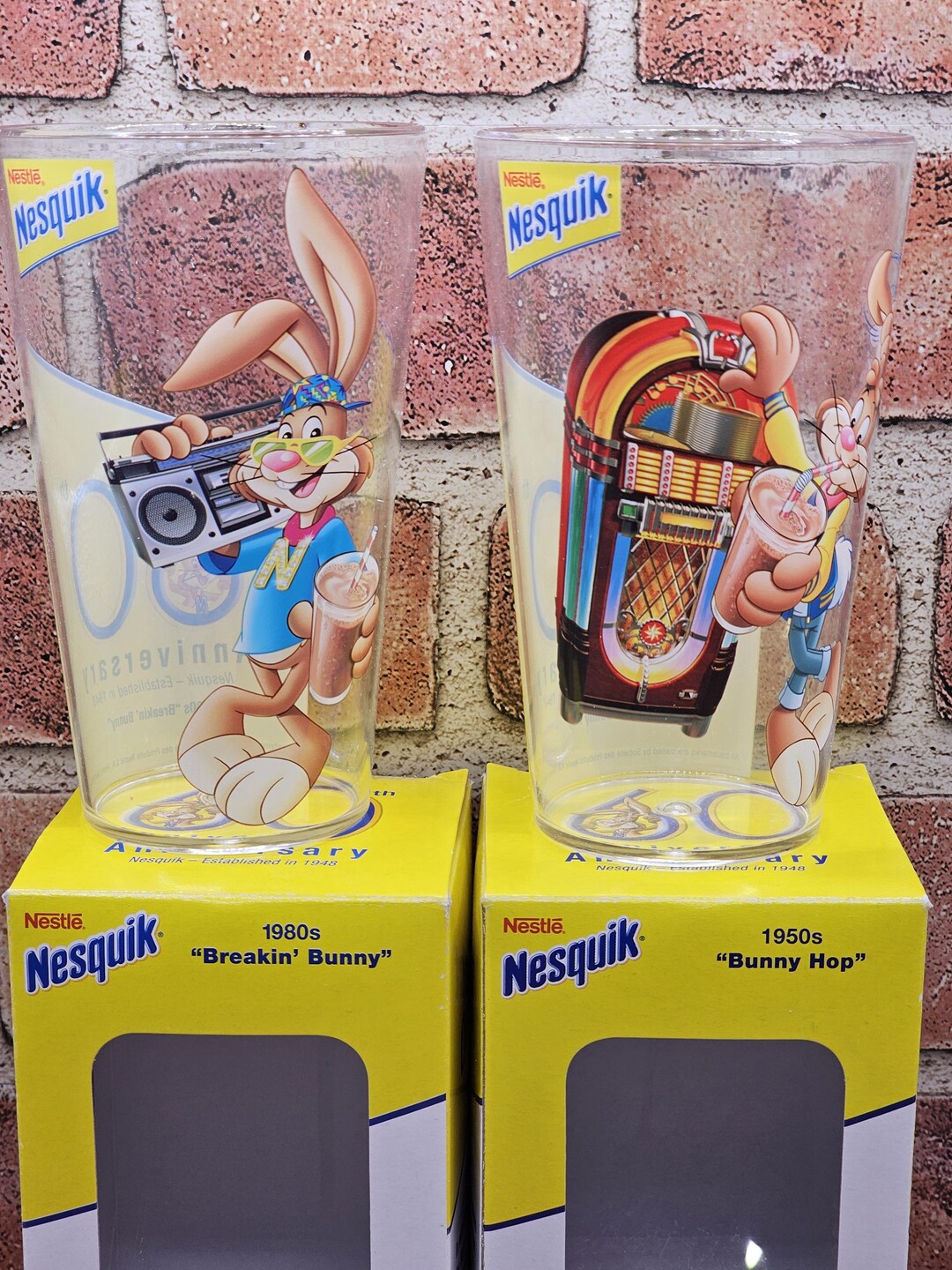 Nesquik Collector Series Drinking Cups 60th Anniversary New in Box 1948 ...