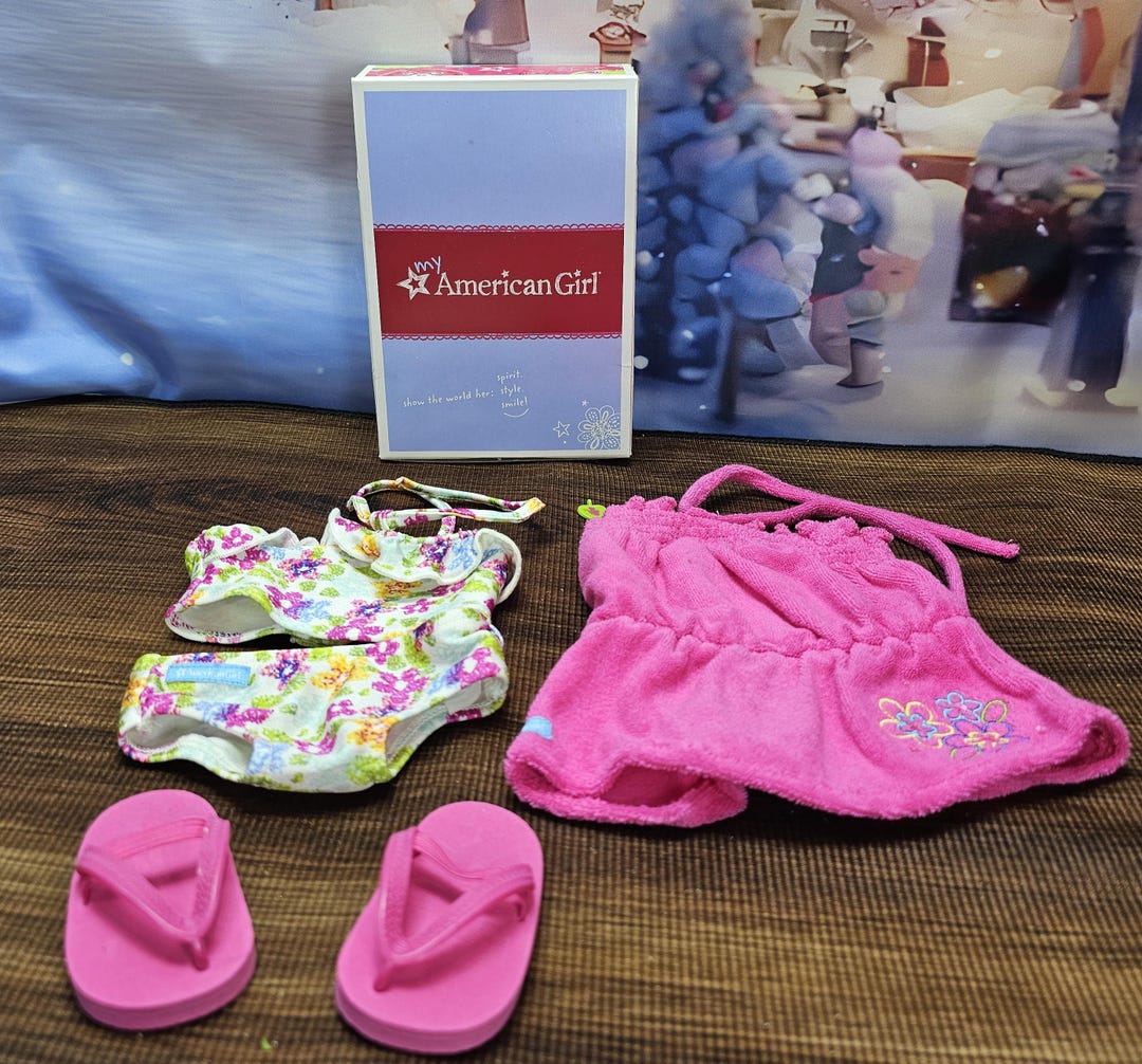 American Girl Doll Just Like You - 2 in 1 Surf Swim Suit - Top & Skirt ...