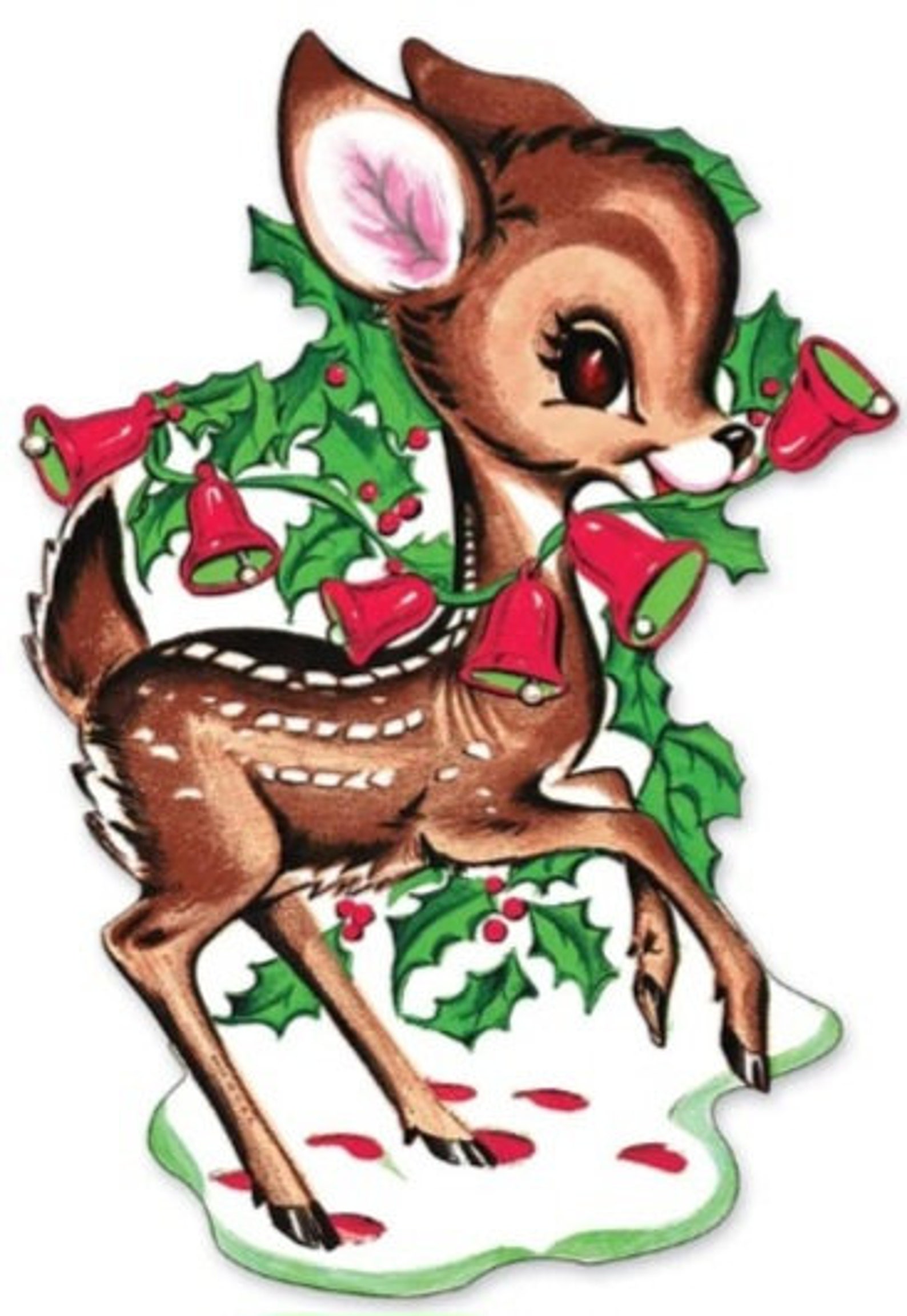 Beistle Christmas Reindeer Cutouts Die Cuts 2 Sizes 3 Styles! Original ...