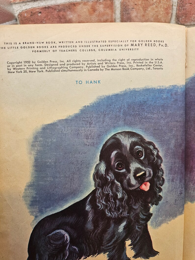 Little Golden Book DOGS by Nita Jonas Pictures by Tibor Gergely 1952 ...