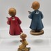 3 Hummel Style Angels Vintage 2 Playing Instruments 1 Skiing 2 Hong ...