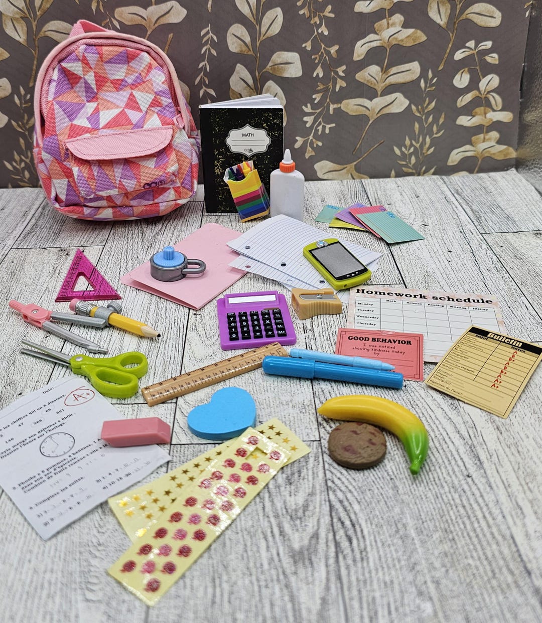 Our Generation Backpack & Assorted School Supplies Set - Accessories ...