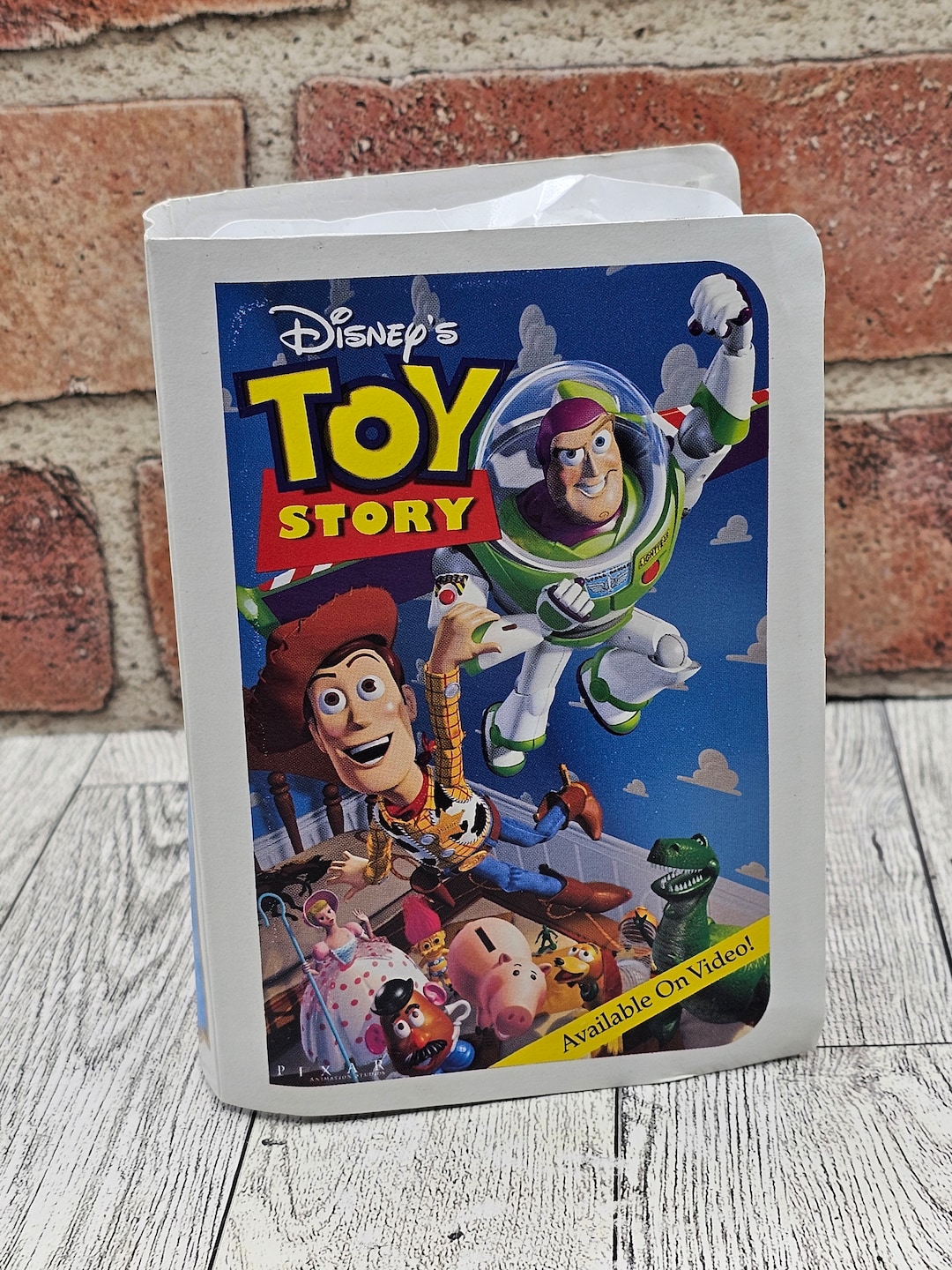 Toy Story Woody Toy in Disney VHS Movie Box Style Box 1996 Woody is in ...