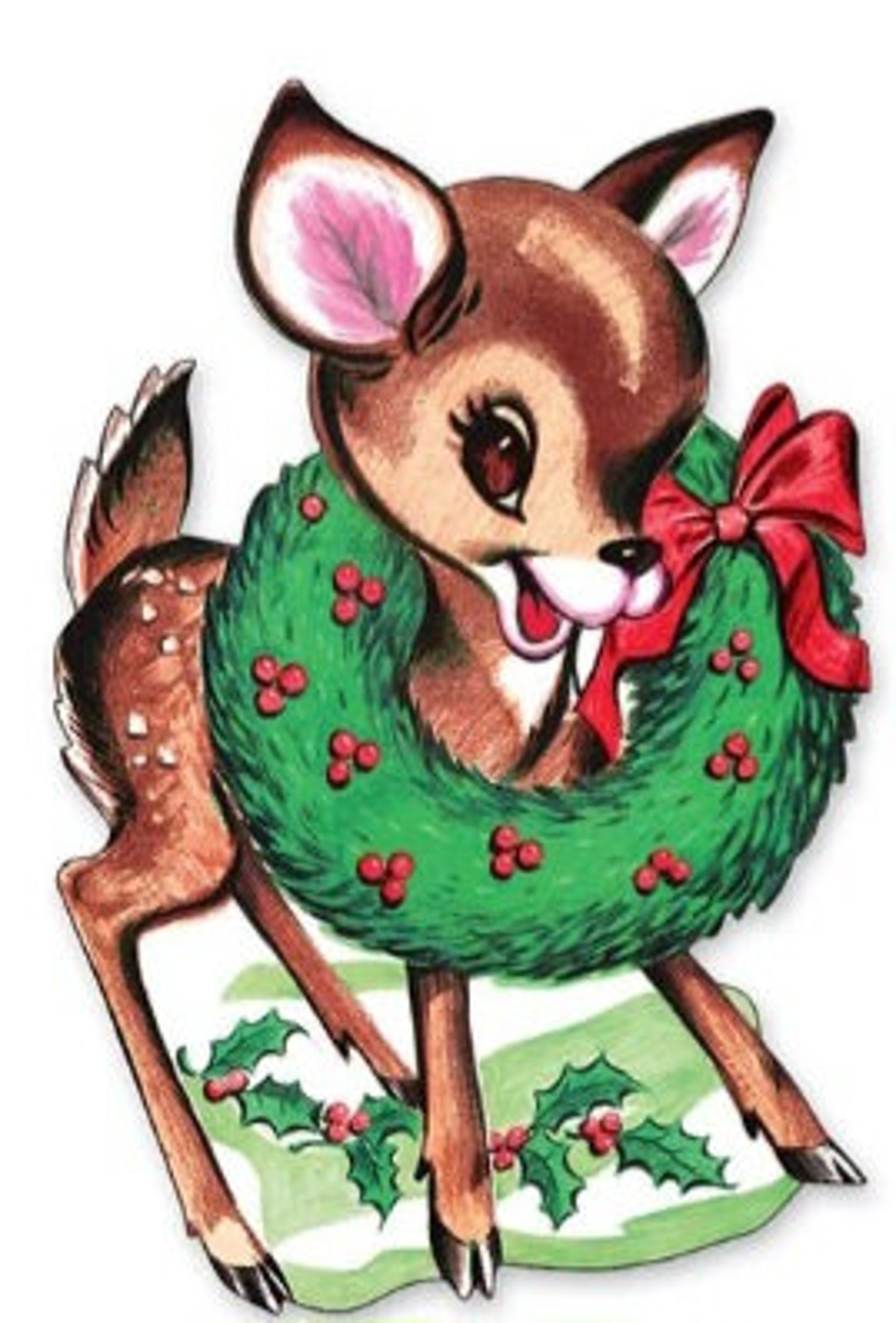 Beistle Christmas Reindeer Cutouts Die Cuts 2 Sizes 3 Styles! Original ...