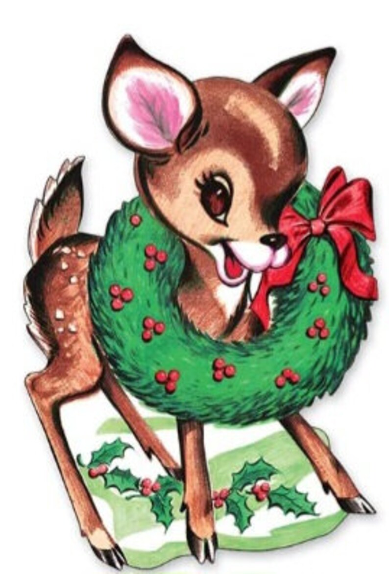 Beistle Christmas Reindeer Cutouts Die Cuts 2 Sizes 3 Styles! Original ...