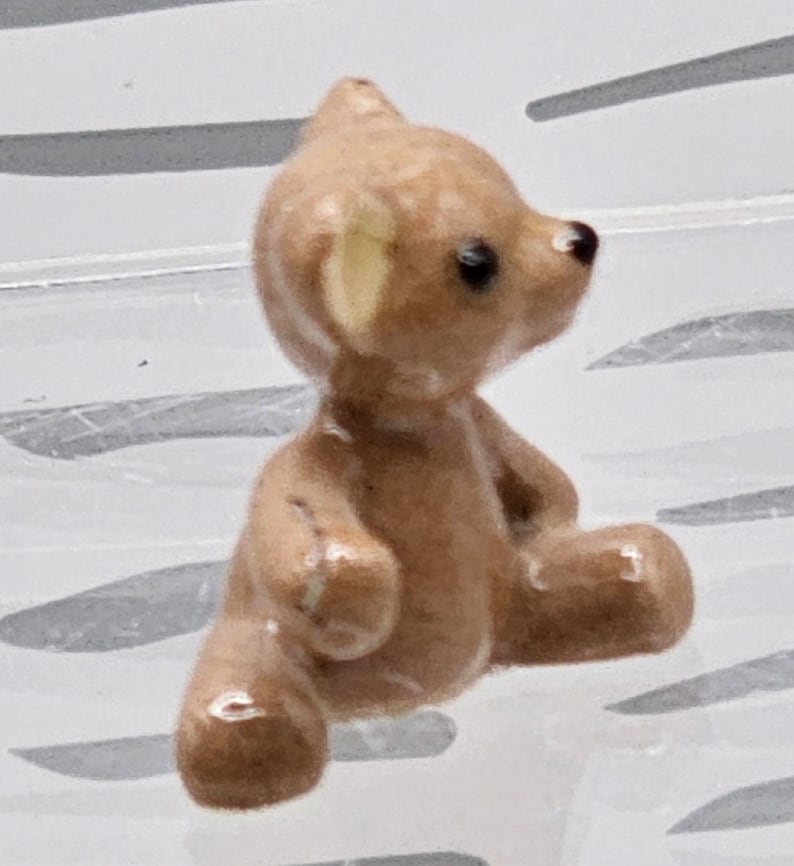 Hagen Renaker Tiny Teddy Bear Vintage Excellent Condition Miniature. - Etsy