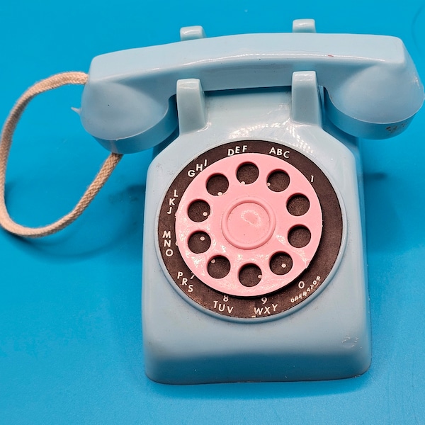 Toy Rotary Phone - Etsy