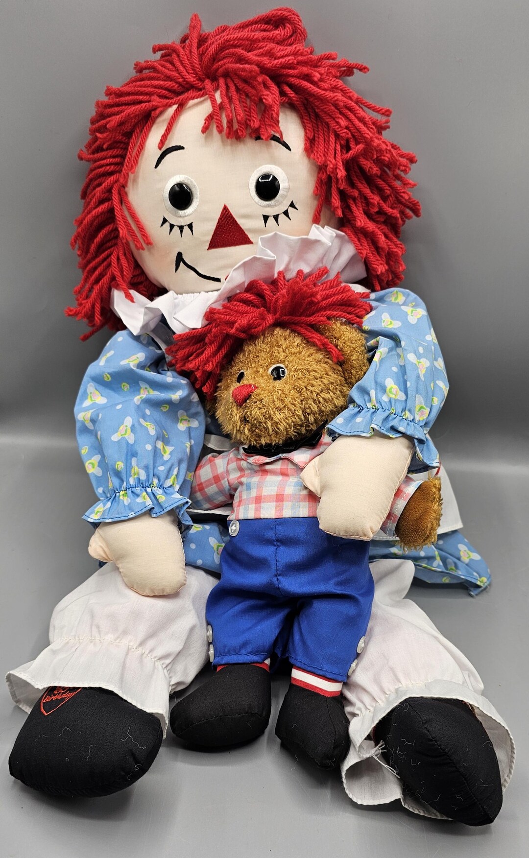 Raggedy Ann & Raggedy Bear Dakin Brand 85th Anniversary 2000 Edition ...