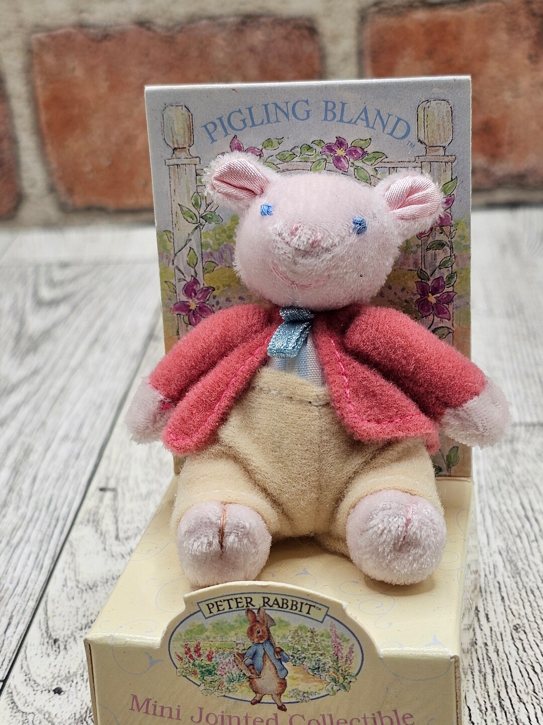 Beatrix Potter Pigling Bland Mini Jointed Collectible Peter Rabbit ...