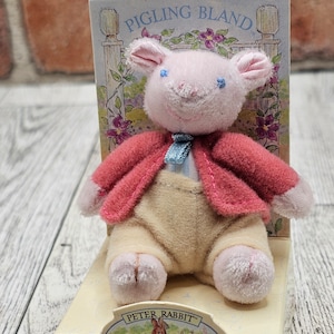 Beatrix Potter Pigling Bland Mini Jointed Collectible Peter Rabbit ...