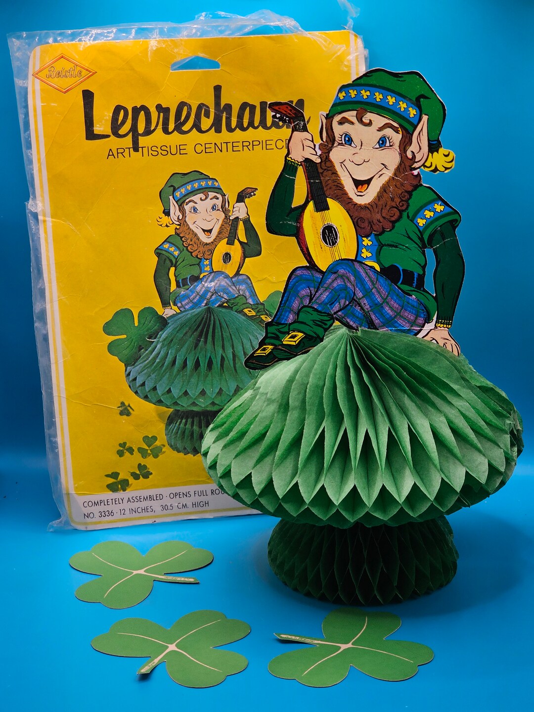 Beistle Vintage Leprechaun Saint Patrick's Day Decoration Original ...