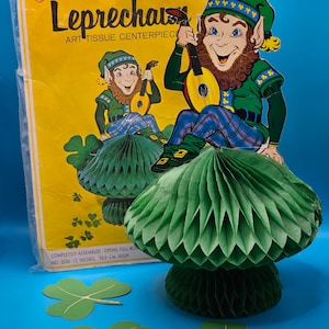 Beistle Vintage Leprechaun Saint Patrick's Day Decoration Original ...
