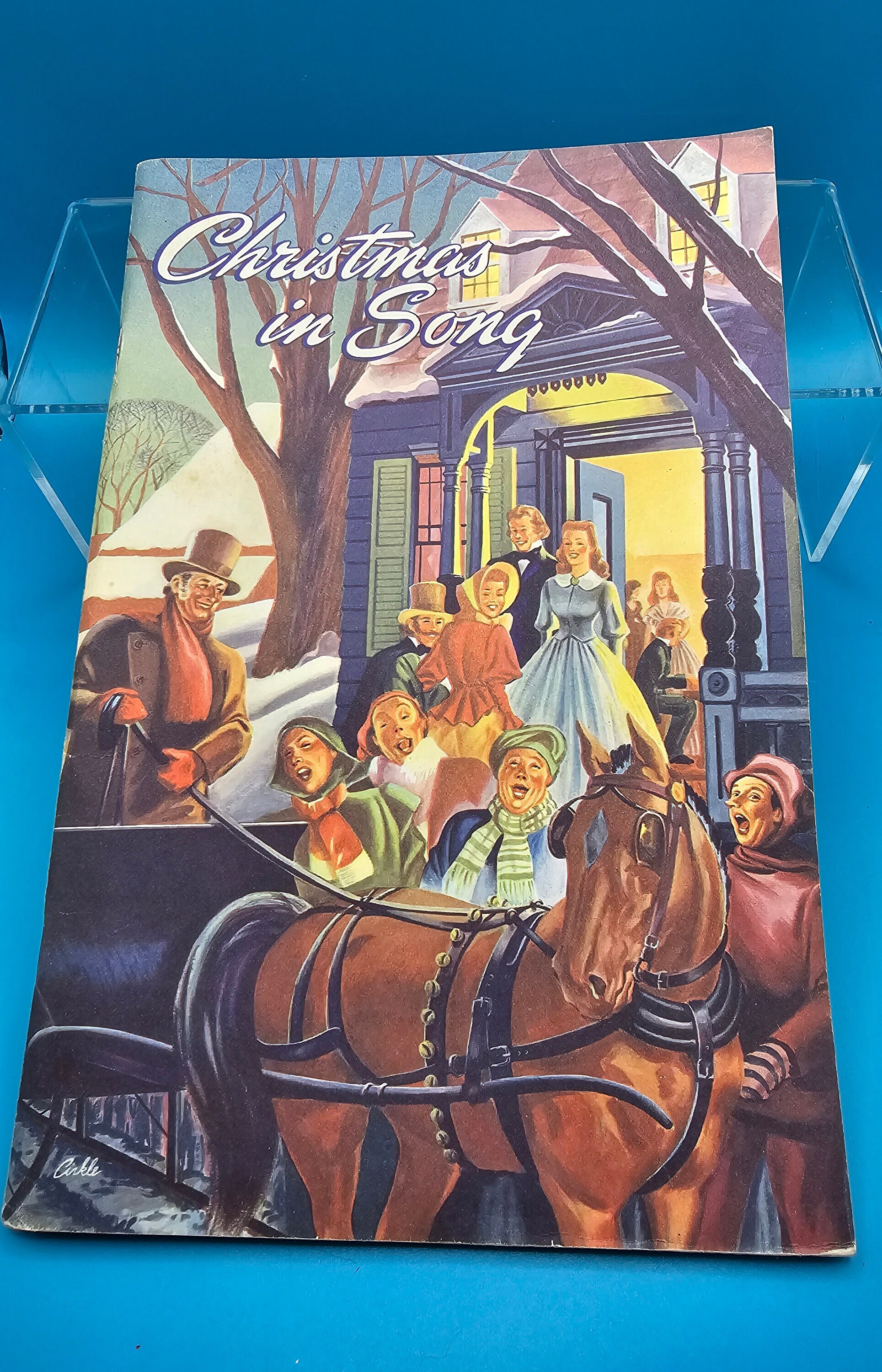 Christmas in Song 1947 Music Songbook Holiday Festive Christmas Hymns ...