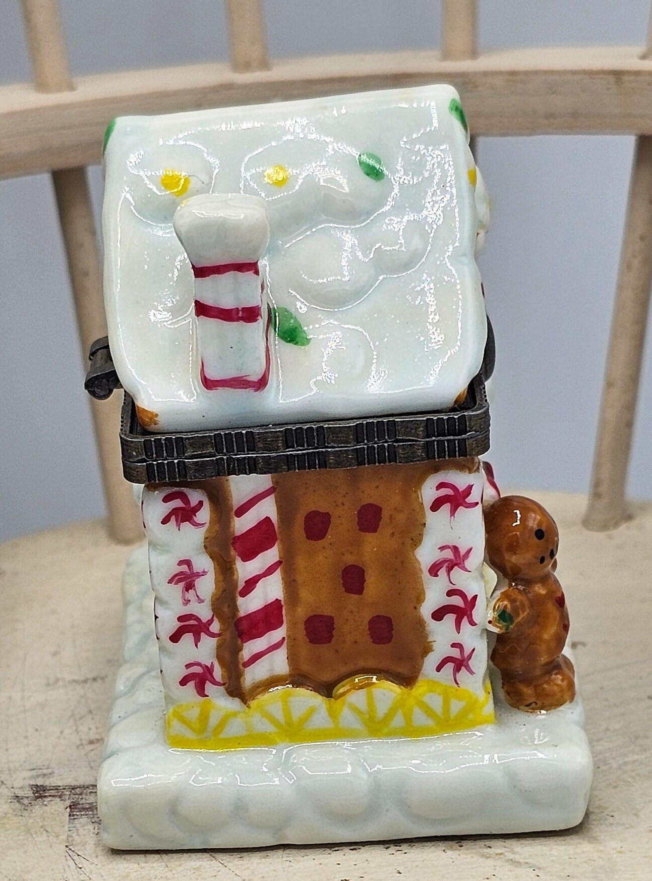 Miniature Gingerbread House Trinket Box Hinged Great for Small Gift - Etsy