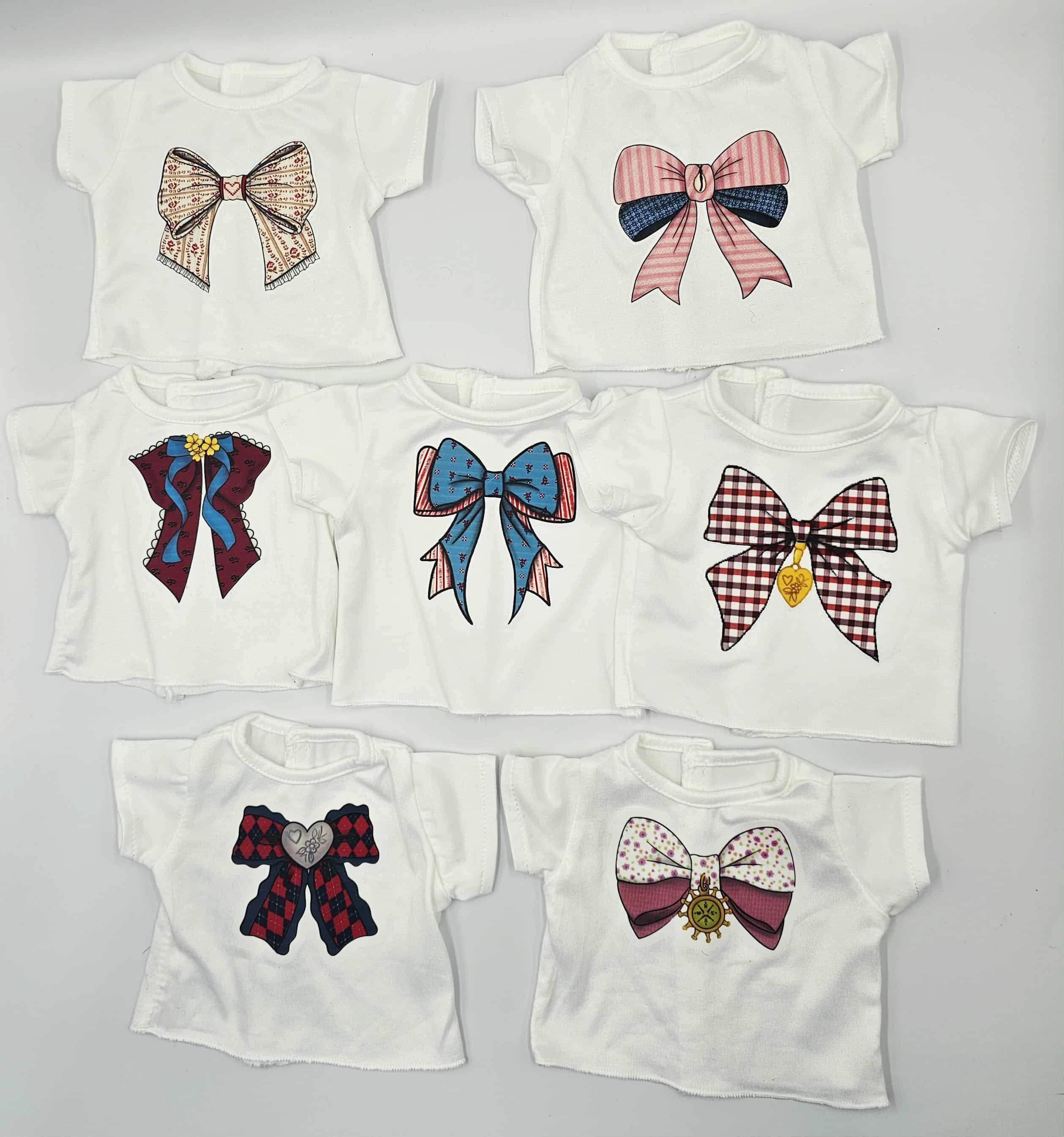 Classic Historical Meet Bow Design Shirts for 18-inch Dolls - American ...